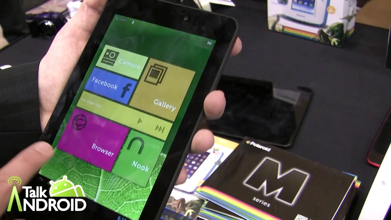 Hands on with the Polaroid M Series 7-inch and 10-inch tablets - YouTube
