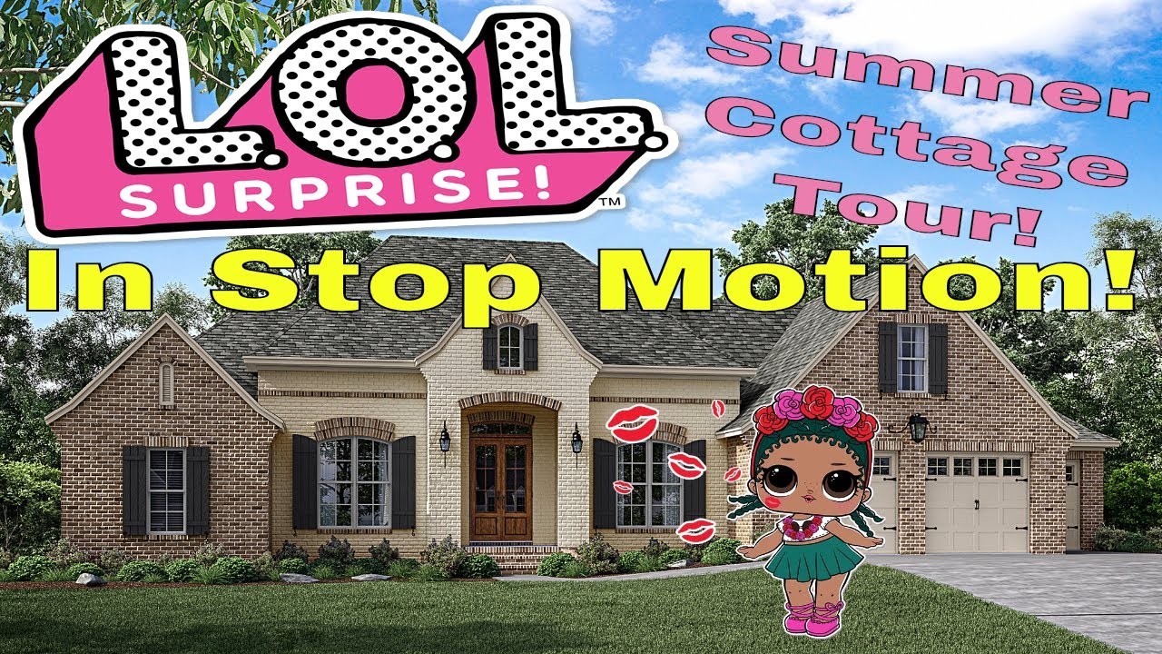 LOL Surprise Dolls Summer Cottage Stop Motion Tour for Kids! Fuzzy Kiwi ...