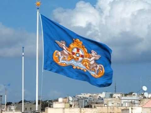 Mosta Flag on blue - YouTube