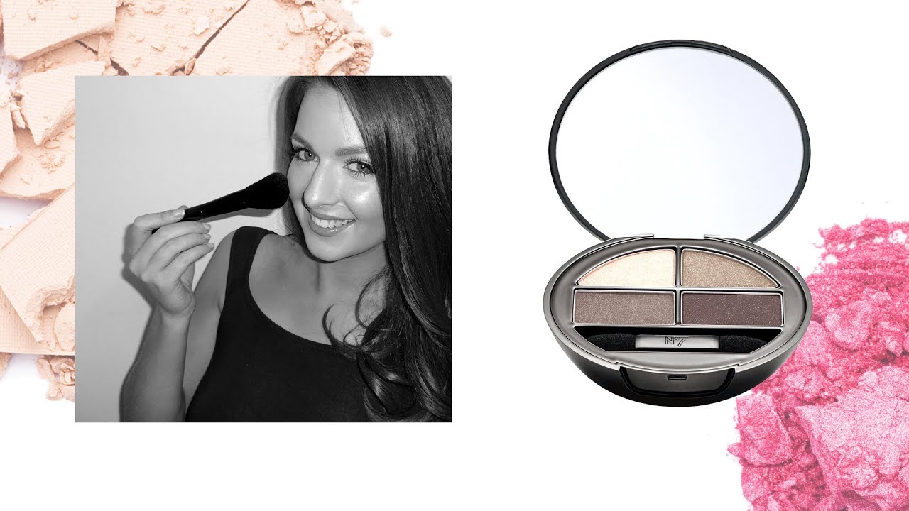 Beauty Insider Lisa creates a natural eye make up look using No7 - YouTube