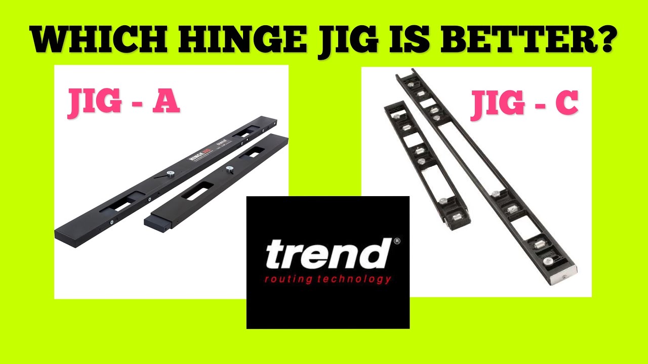 Using the Trend Hinge Jig to fit a door on the Garden Room Project ...