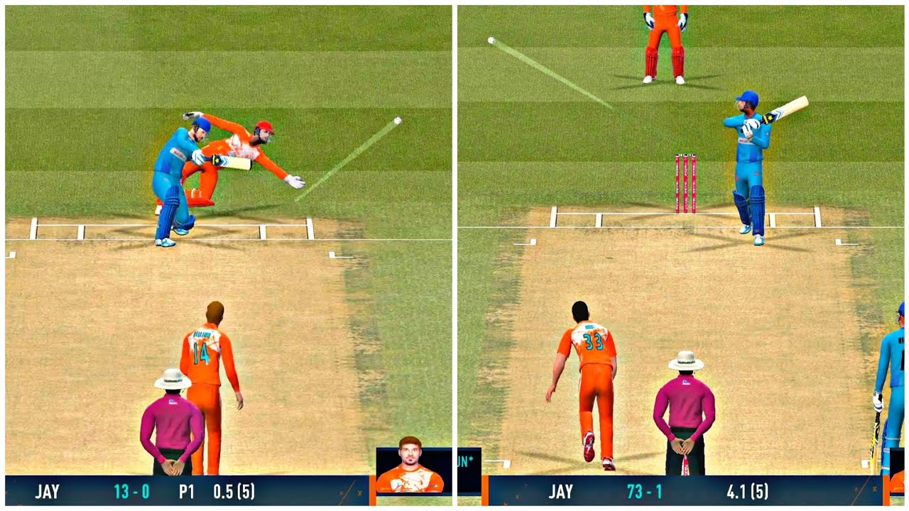 Super Smart Batting Against Gold Rank Opponent | Real Cricket 24 - YouTube