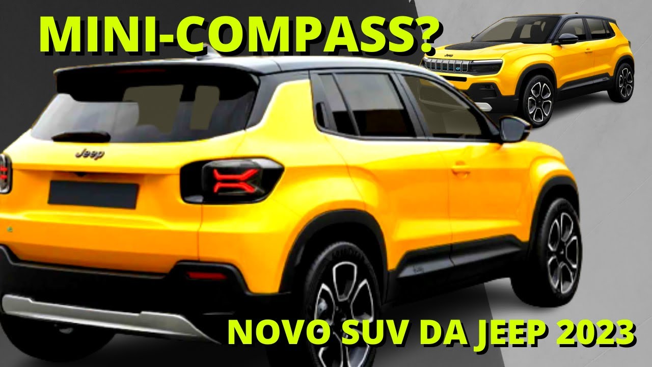 MINI-COMPASS? NOVO SUV DA JEEP REVELADO PARA 2023 MENOR QUE RENEGADE ...