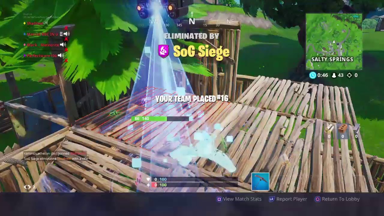 Fortnite w perfect score - YouTube