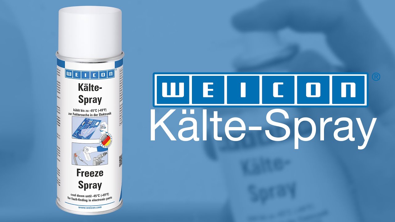 WEICON Kälte-Spray | Produktvorstellung - YouTube
