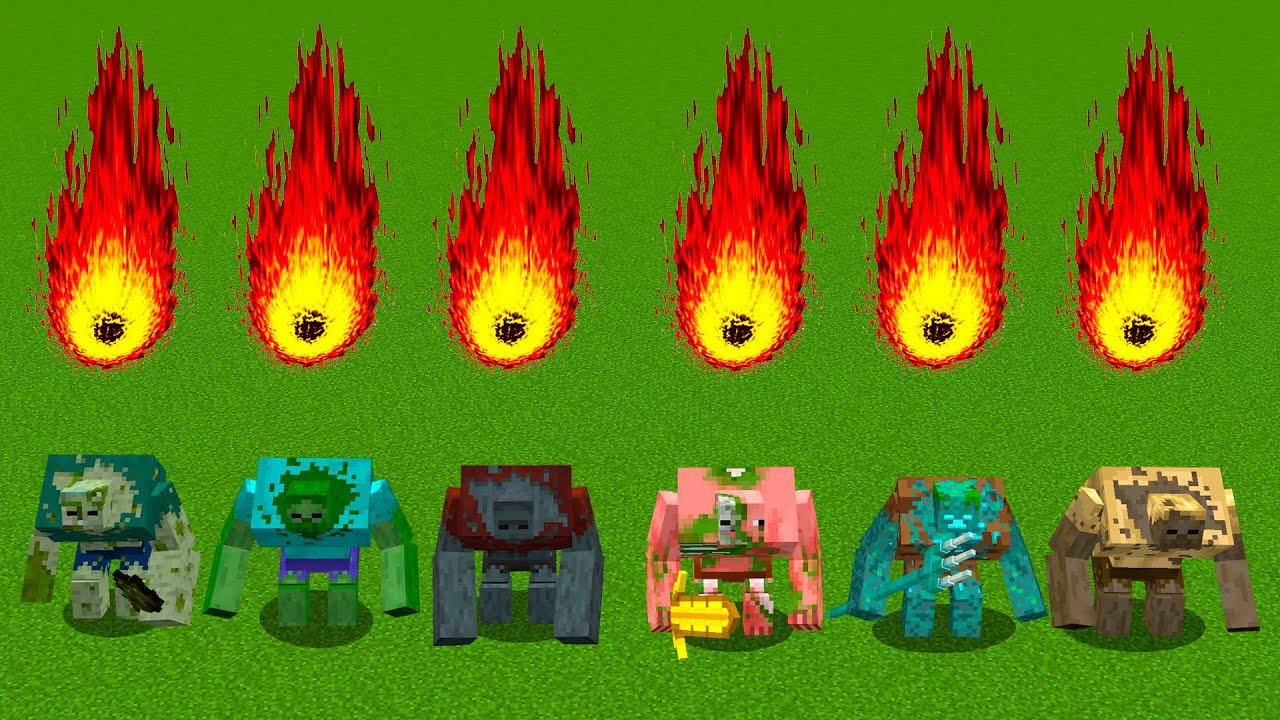 Which All Zombie Mobs will survive the meteor shower? - YouTube