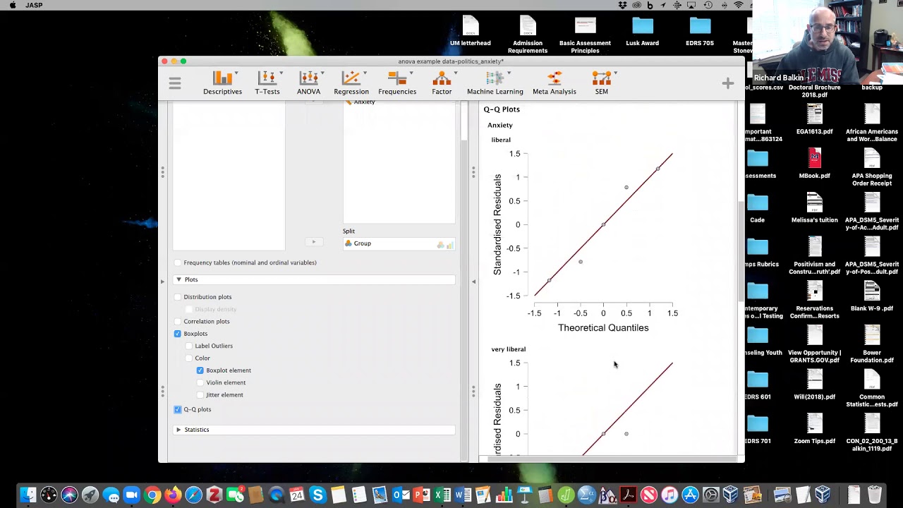 JASP tutorial: One-way ANOVA - YouTube