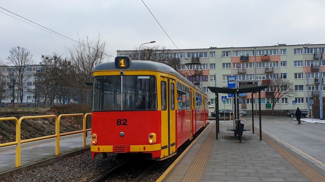 MZK Grudziądz - linia 1 | Düwag GT8 #82 - YouTube