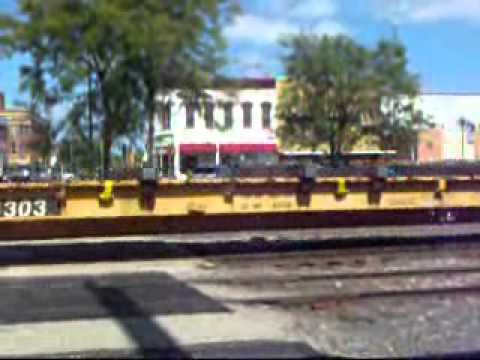 UP 4439 east, KCS 4696 west, UP 9420 east - YouTube