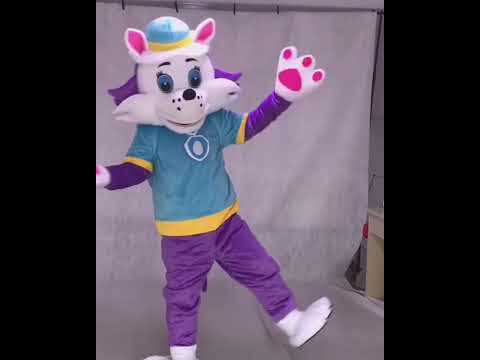 Paw Patrol Husky Dog Everest Mascot Snowy Mountain Pup Cartoon Costumes ...