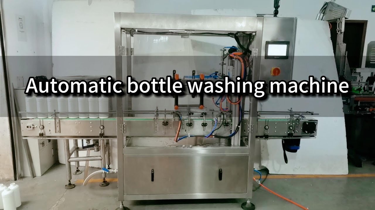 Unlocking Efficiency: Automatic Bottle Washing Machine Revealed - YouTube
