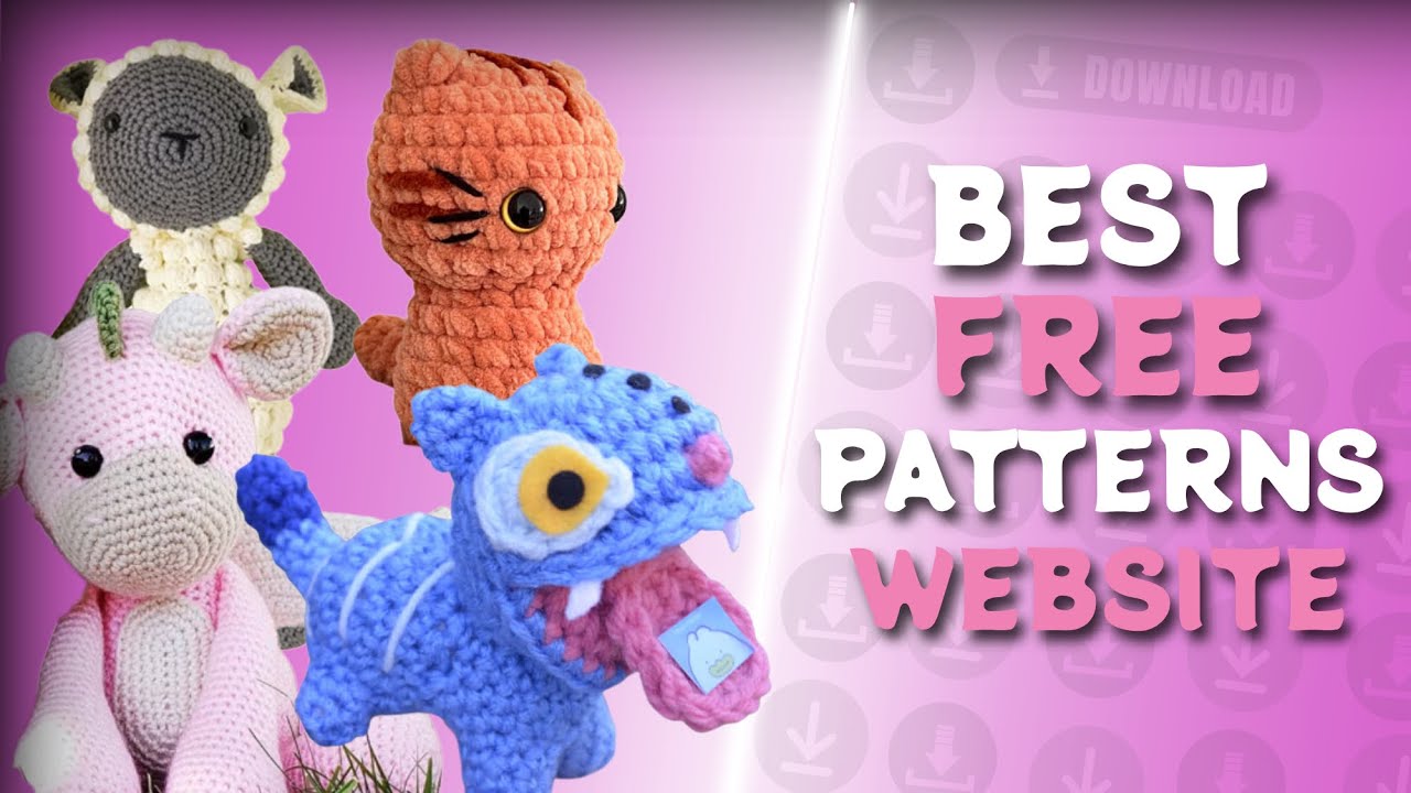 The Best Free Crochet Pattern Websites You Need Right Now - YouTube