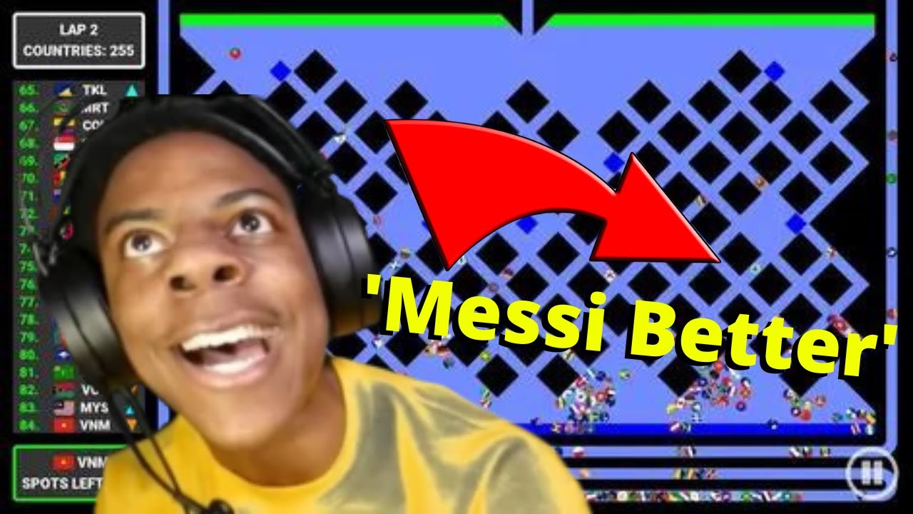 IShowSpeed Plays Marble Race for 50 minutes and 8 seconds straight (Ft ...