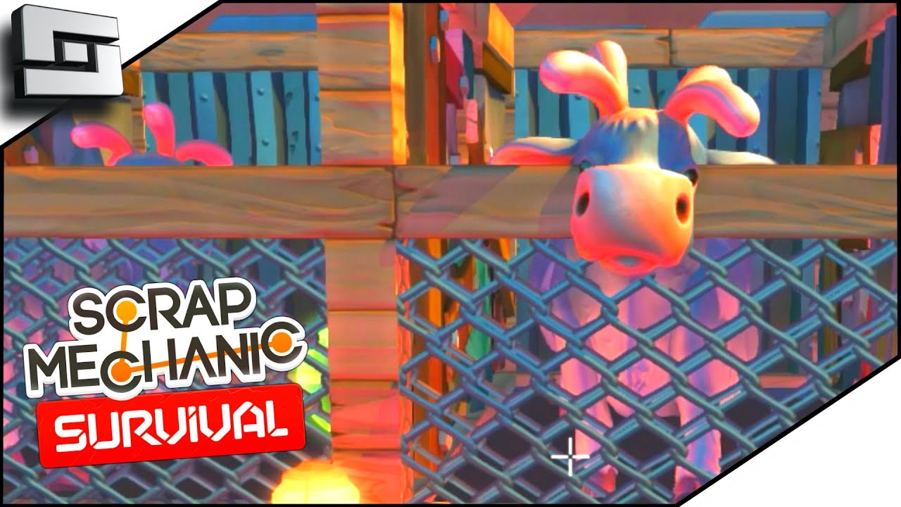 COW Pens and Early FARMING In Scrap Mechanic Survival! E3 - YouTube