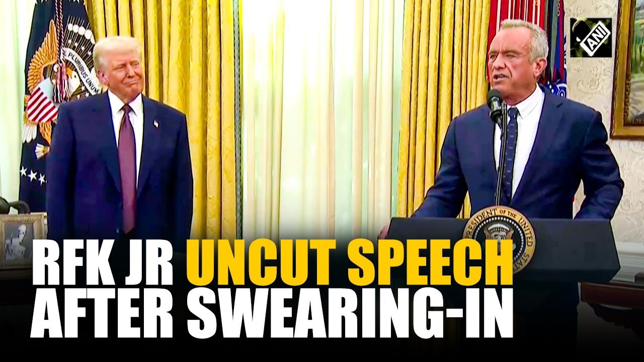 RFK Jr's uncut speech after swearing-in as Health Secretary: A bold ...