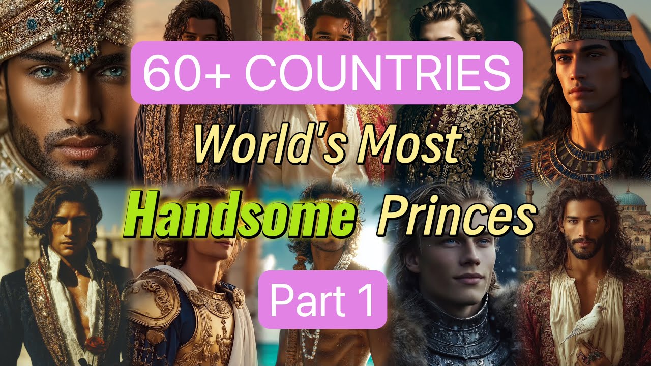World's Most Handsome Princes from 60+ Countries–Part 1 #royal #king # ...