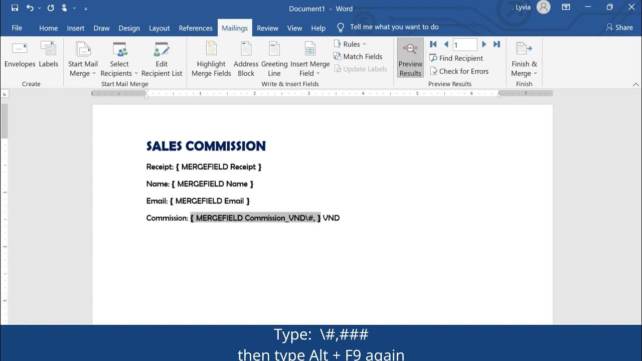 Hướng dẫn sử dụng Mailings trong Microsoft Word (Instructions for using ...