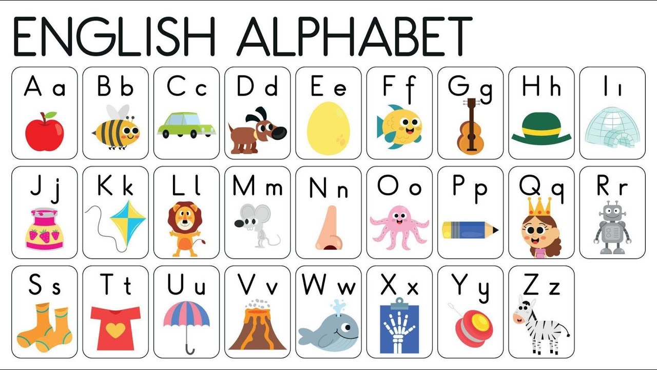İngilis əlifbası | English alphabet - YouTube