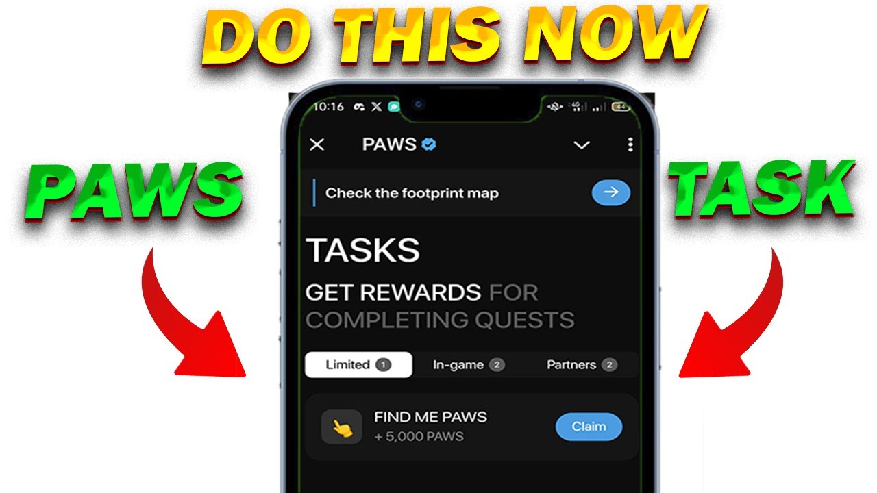 PAWS Find Me Paws Task | Paws Airdrop #pawsairdrop - YouTube