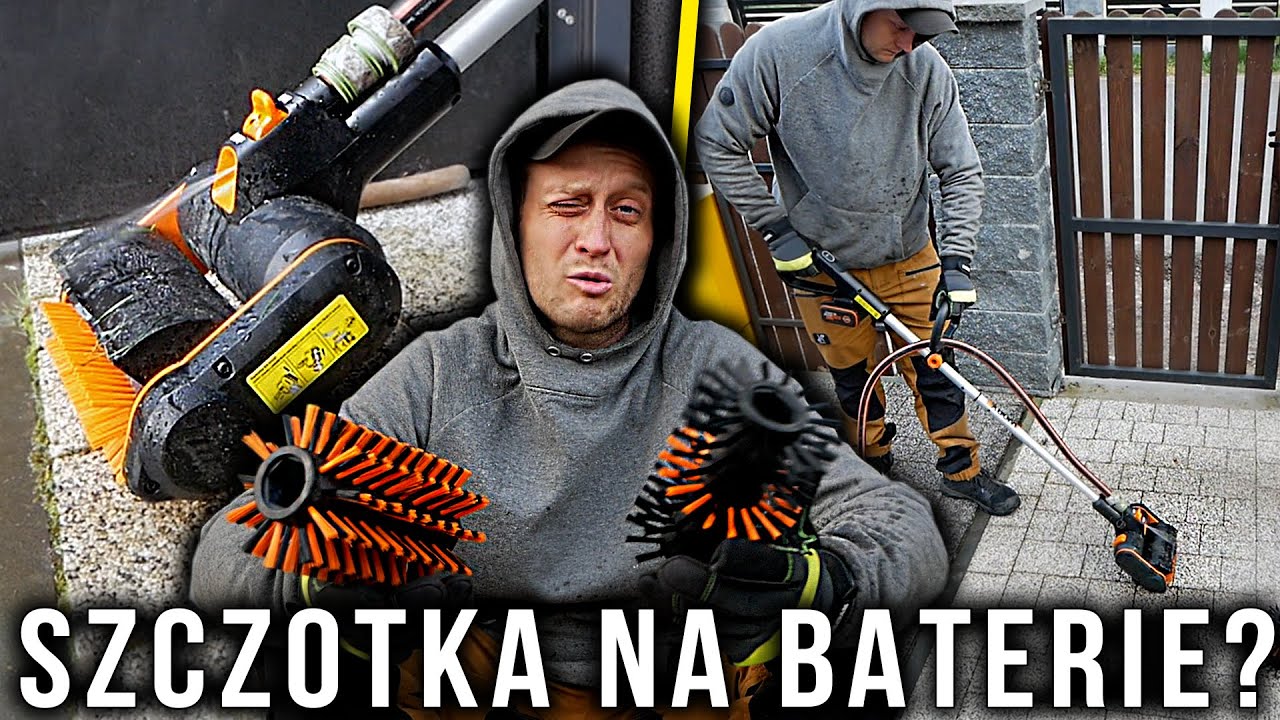 Czy akumulatorowa szczotka do kostki daje radę? WORX Multibrush 20V ...