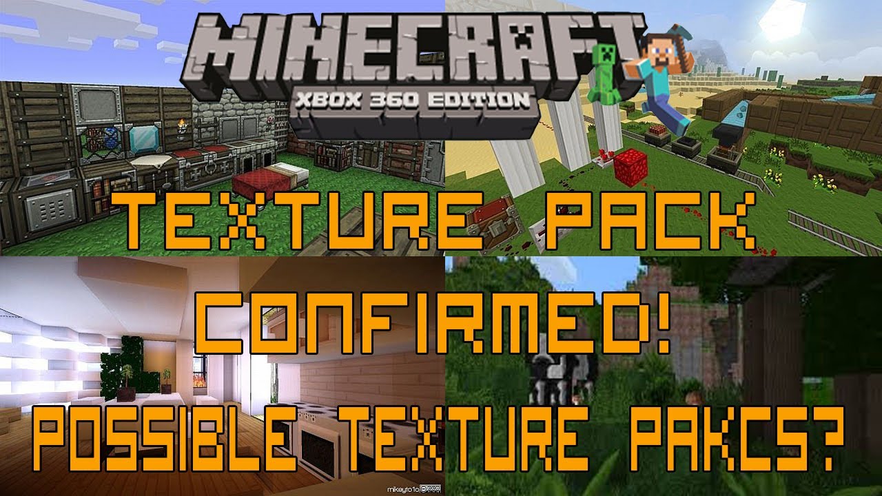 Minecraft Xbox 360-TU12 Texture Pack Confirmed! - YouTube