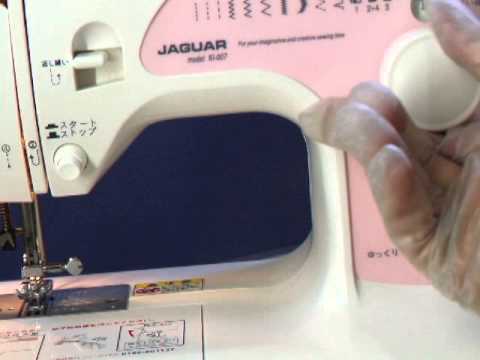 FA016 ジャガー JAGUAR KI-007 ミシン 電子コントロール 中古 販売 - YouTube