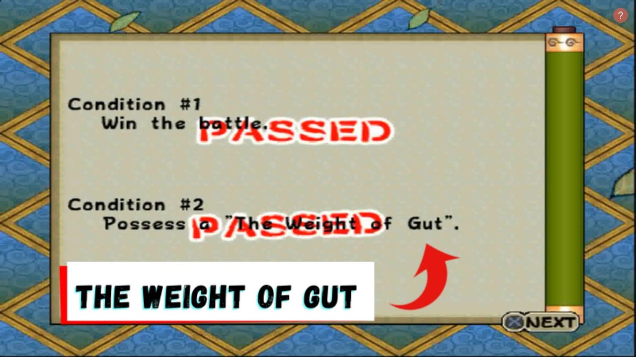 Mission The Weight Of Gut - Naruto: Ultimate Ninja - YouTube