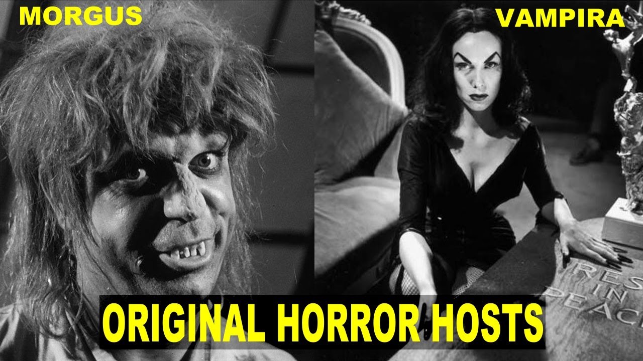 Original HORROR HOSTS Vampira and Morgus the Magnificent From The 1950s ...