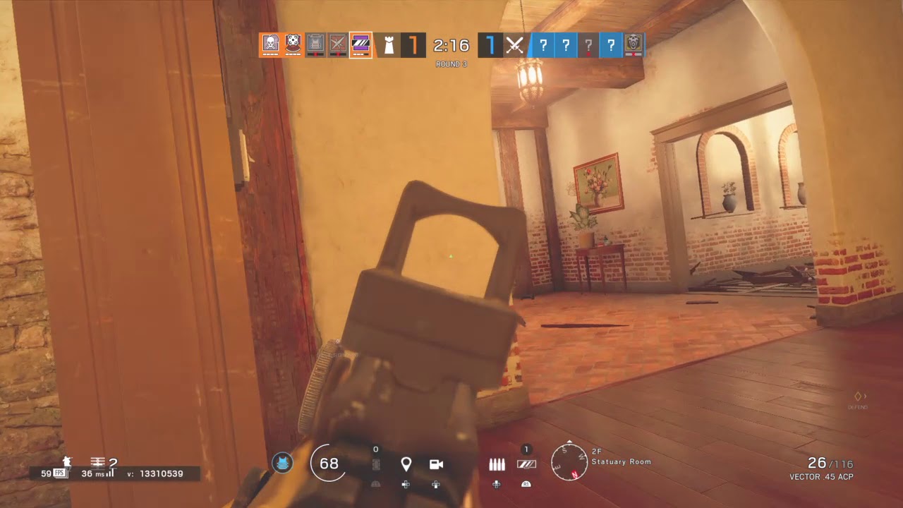 R6S roaming ace with mira on villa - YouTube