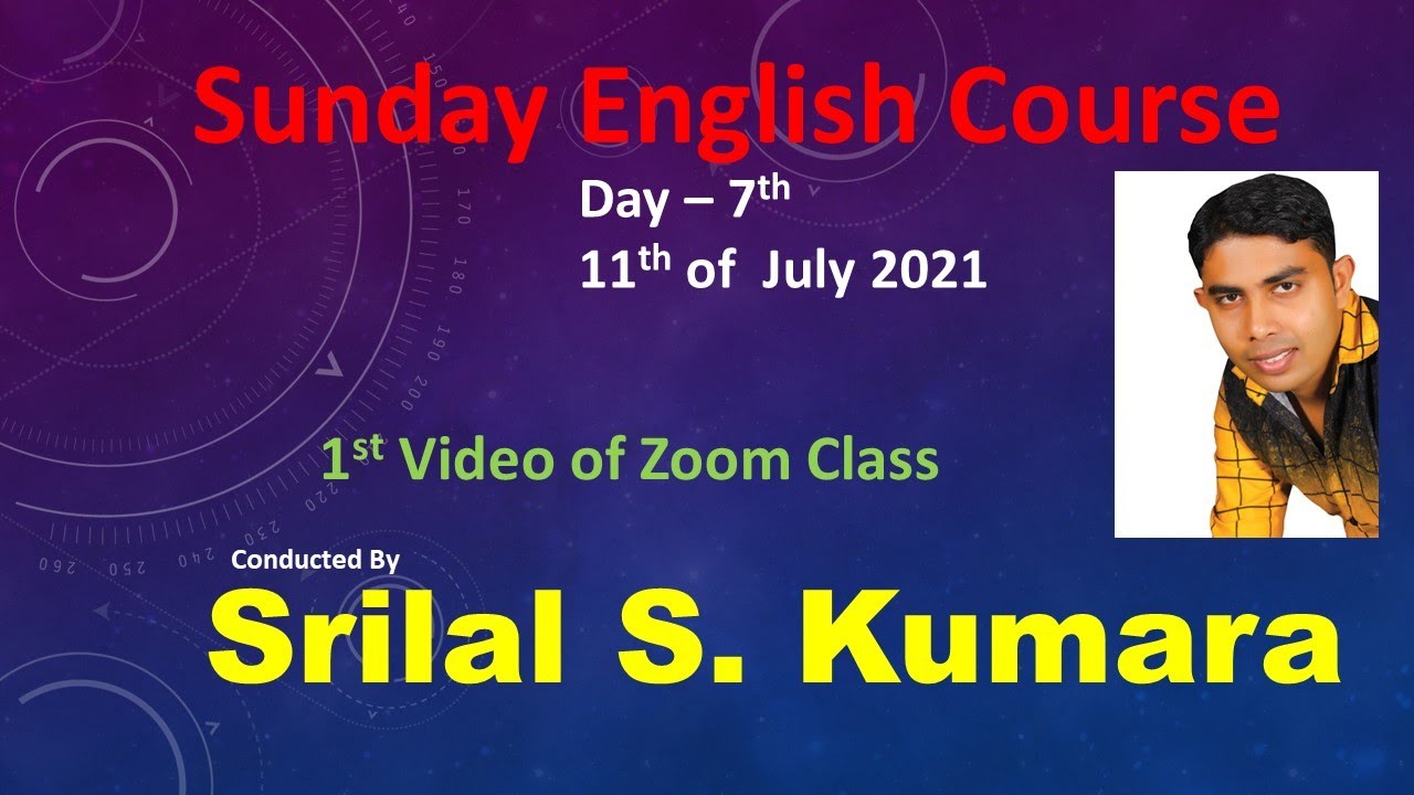 Sunday English Course Day 7 - YouTube