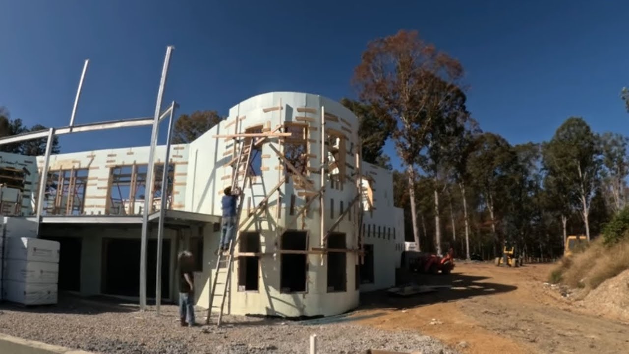 Building the ICF Towers - Ready for Concrete!! - YouTube