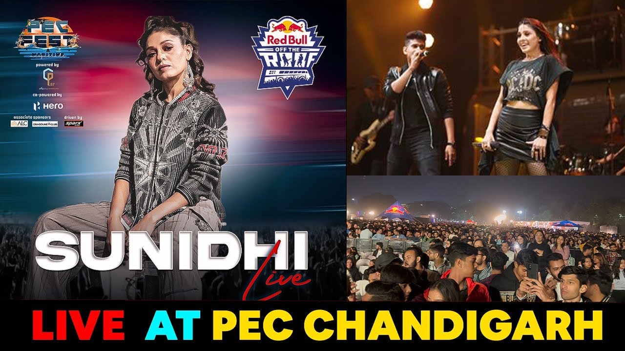 Live Concert🔥 | PECFEST 2023 Chandigarh | @sunidhichauhanofficial01 ...