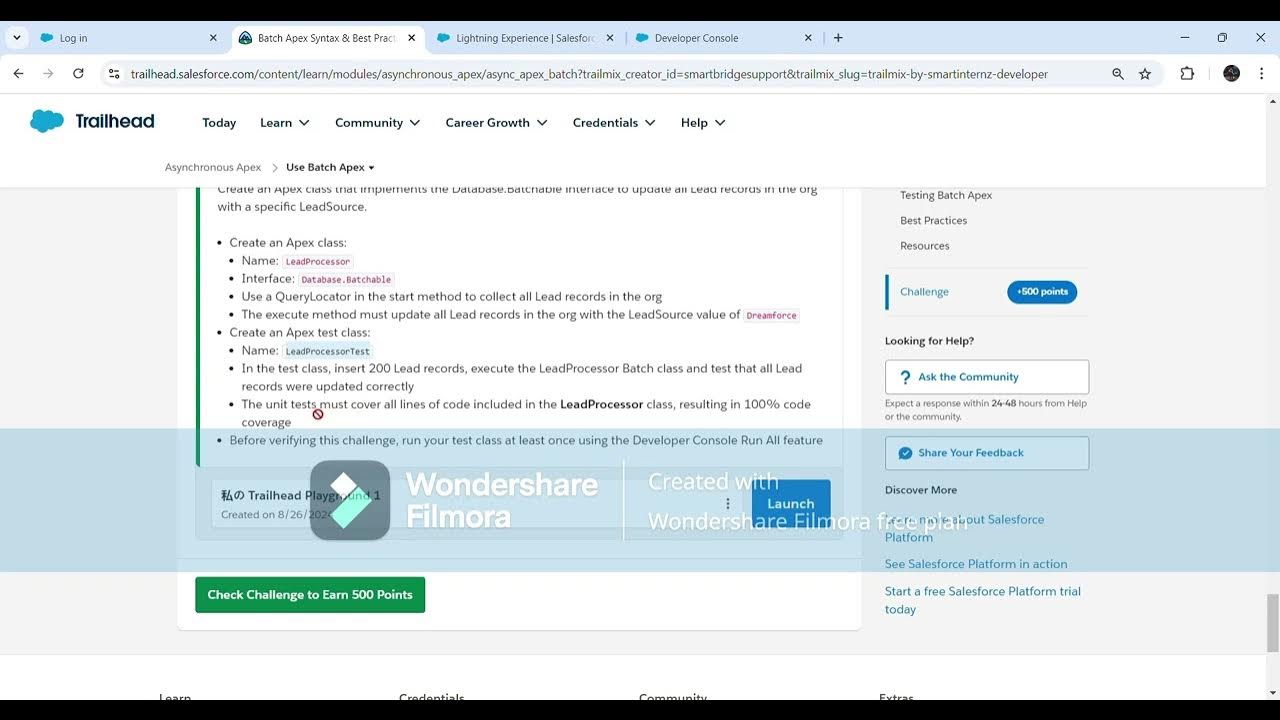 USE BATCH APEX || Asynchronous Apex || Salesforce - YouTube