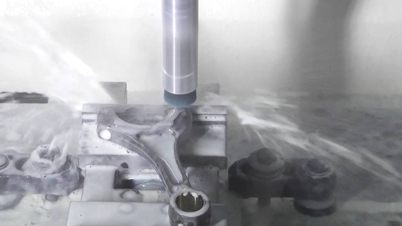 Automated Deburring: Connecting Rod (Edge Face) - YouTube