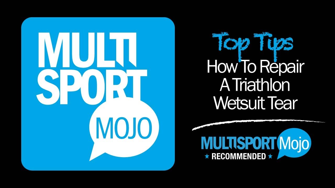 How To Repair A Triathlon Wetsuit Tear - YouTube