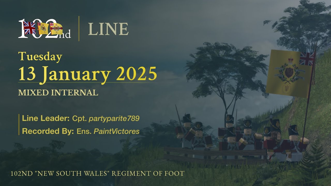 Decent Play Tuesday - [Line POV] 102nd Regiment of Foot (party) - Jan ...