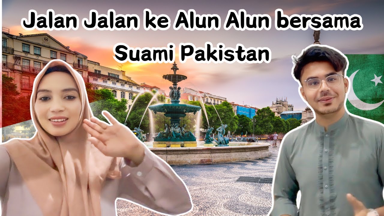 Jalan Jalan Ke Alun Alun Bersama Suami Pakistan🇵🇰 ️| Walking in Alun ...