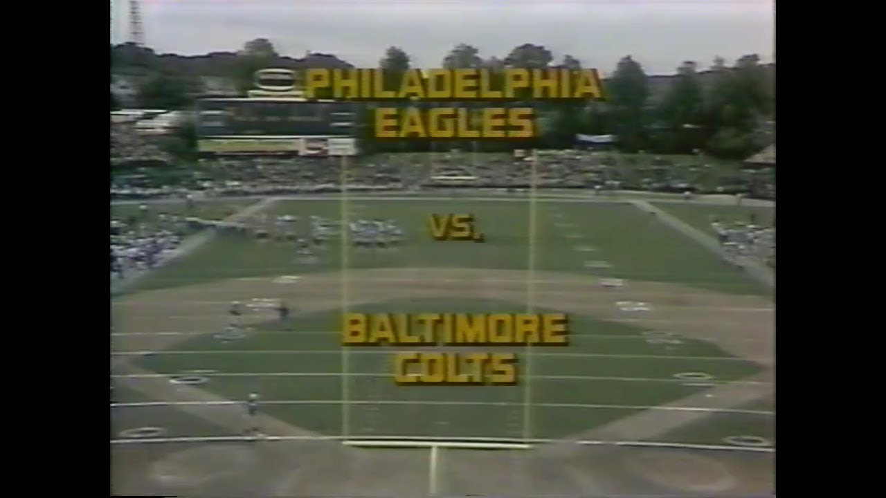 1978-10-01 Philadelphia Eagles vs Baltimore Colts - YouTube