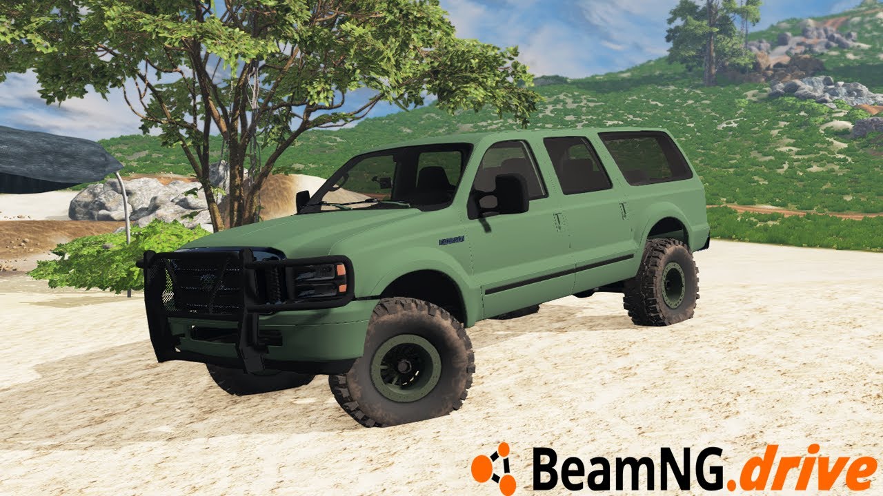 BeamNG.drive MP - 800HP FORD EXCURSION ON ROCK CRAWLING COURSE! (FOLLOW ...