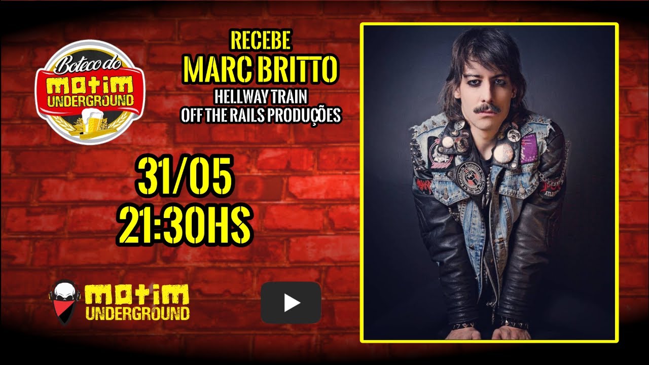 Boteco do Motim recebe MARC BRITO (@HELLWAYTRAIN / OFF THE RAILS ...