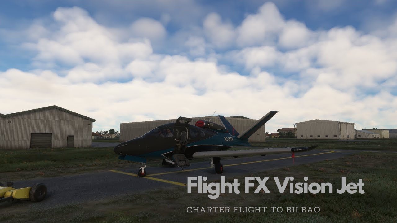 Flight FX VISION JET PRIVATE CHARTER TO BILBAO | Microsoft Flight ...