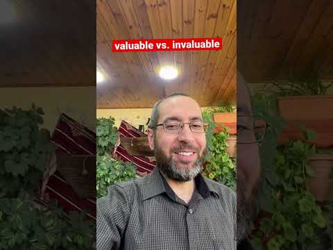 valuable vs. invaluable - YouTube