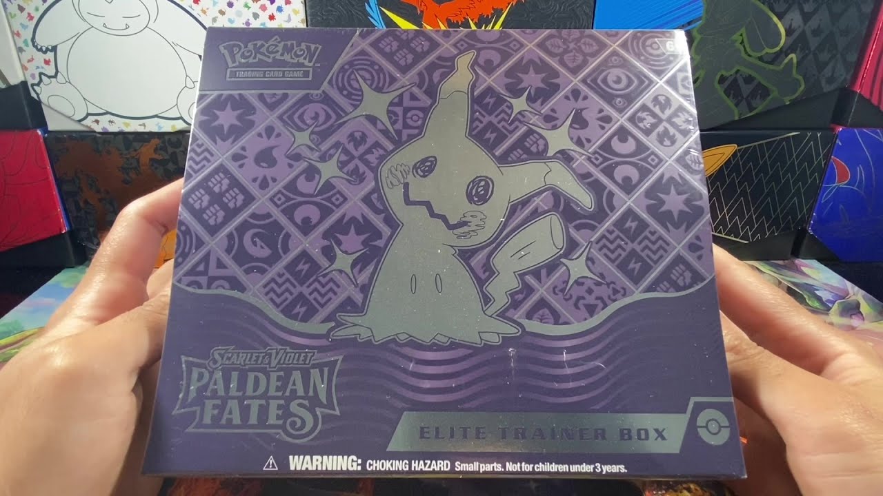 BEST BOX?!? Paldean Fates Elite Trainer Box Opening! - YouTube