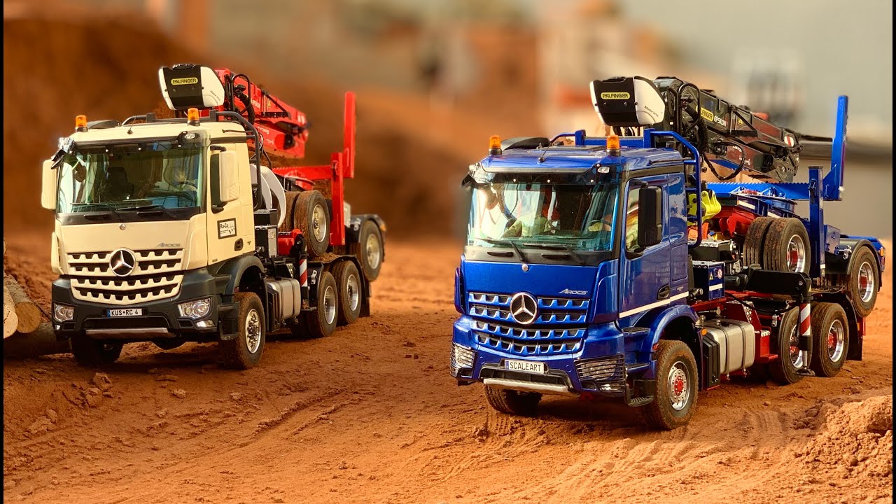 ScaleART * DOLL TIMBER TRUCK * LANGHOLZZUG * PALFINGER Epsilon Crane ...