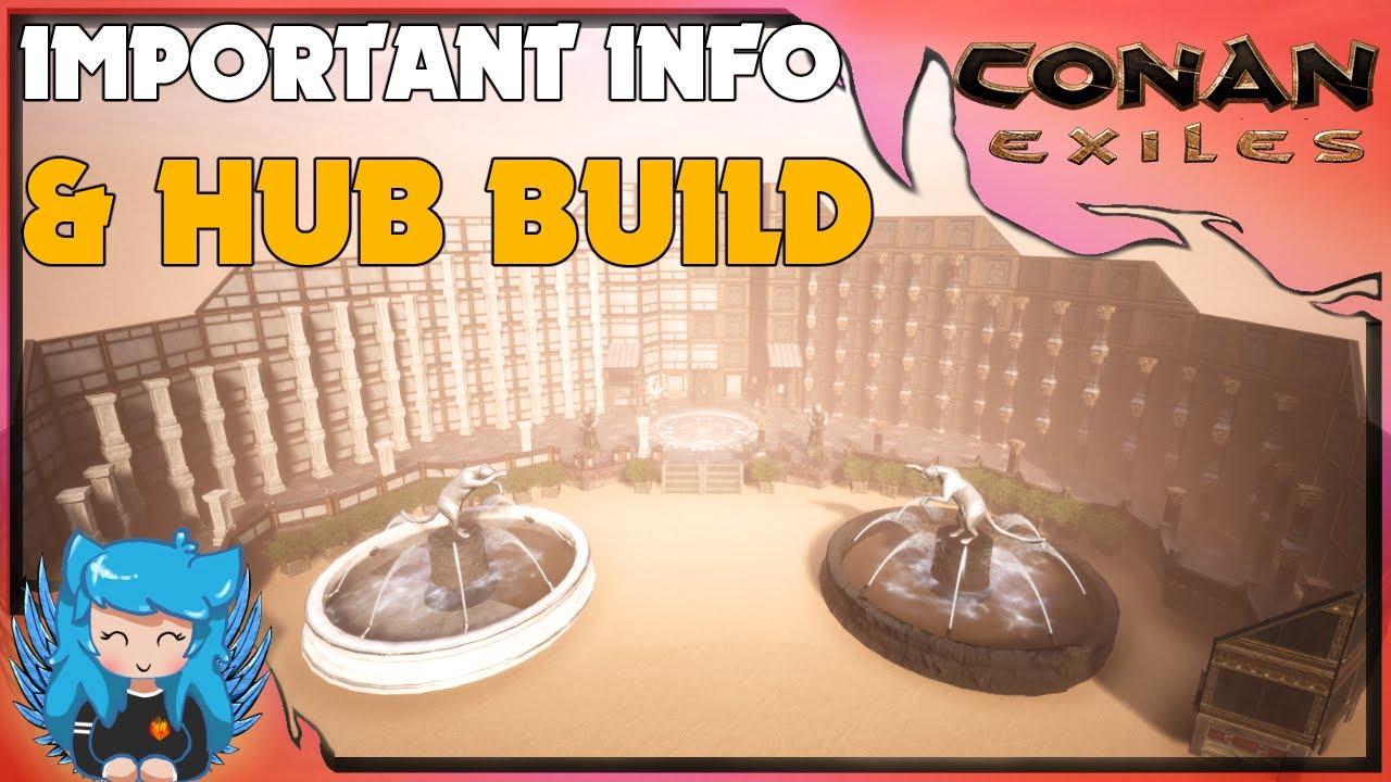 SERVER UPCOMING SOON? BUILDING THE HUB & CHAT | Conan Exiles | - YouTube