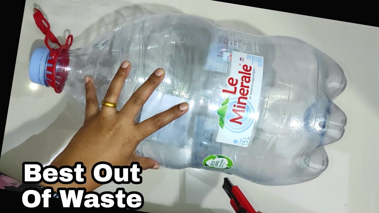 How To Recycle Gallon Water Bottle | Diy Plastic bag Dispenser Tutorial ...