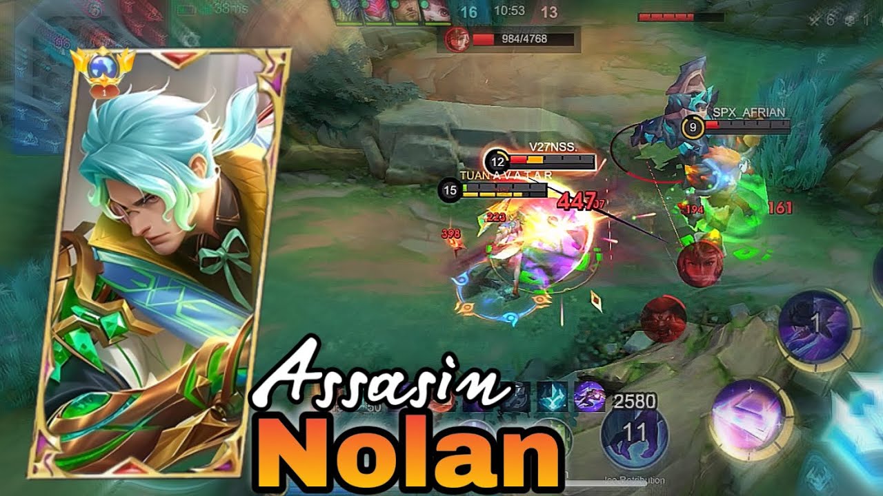 SOLO RANK || TIPS MAININ COMBO NOLAN - GILA!! NOLAN OP PARAH - BEST ...