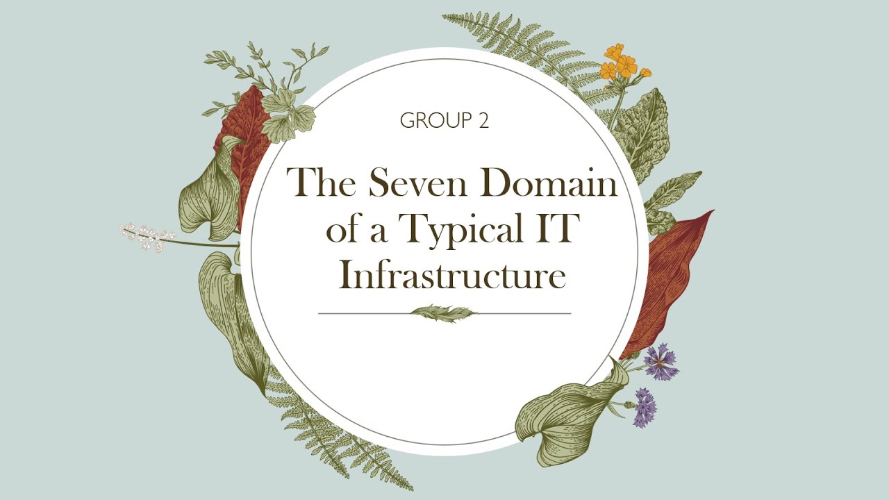 THE SEVEN DOMAIN OF A TYPICAL IT INFRASTRUCTURE - YouTube
