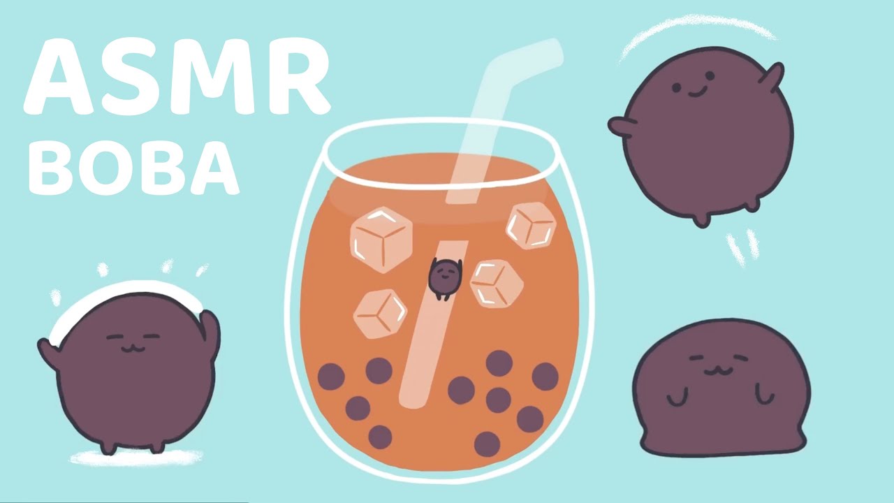 ASMR Cute Animation 🧋 Boba Escapes Bubble Tea for an Adventure ...