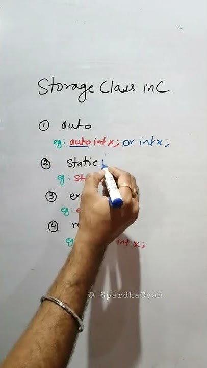 Storage Class In C Shorts Cprogramming Programming Trending Computer Youtube